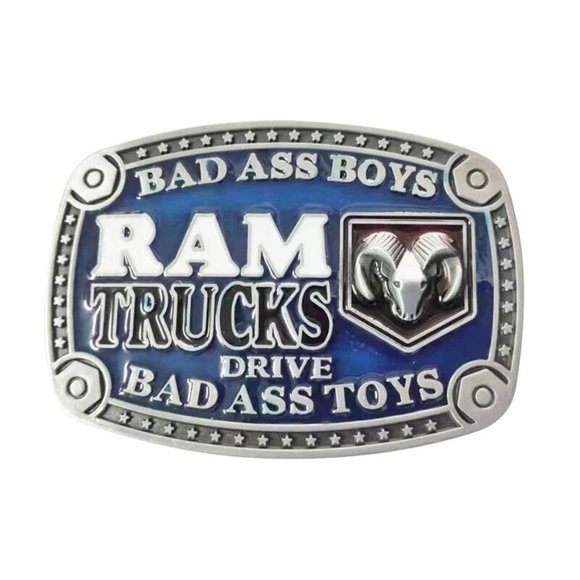 Accessories | New Metal Bad Boys Drive Ram Trucks Belt Buckle | Poshmark